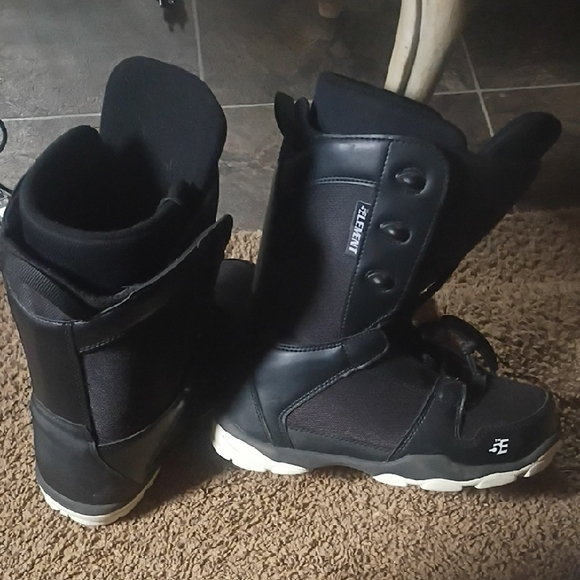 Element | Shoes | Element Black And White Mens Boots | Poshmark